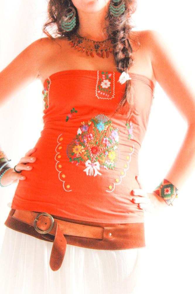 Handmade Mexican Dress from Aida Coronado La Naranja Mexican ...