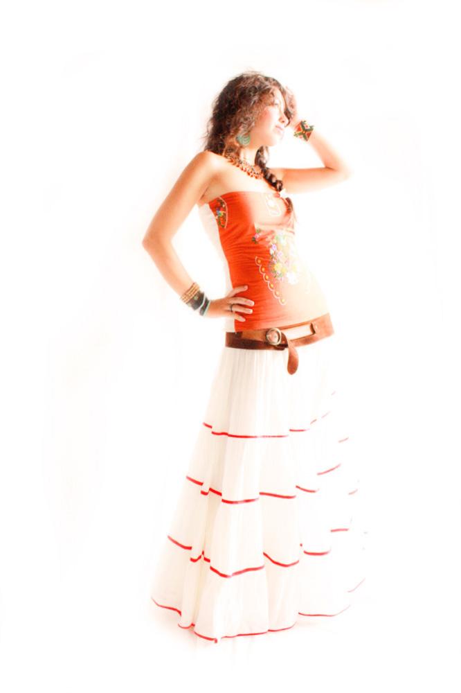 Handmade Mexican Dress from Aida Coronado La Naranja Mexican ...