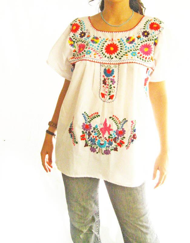Handmade Mexican Dress from Aida Coronado mexican embroidered top ...
